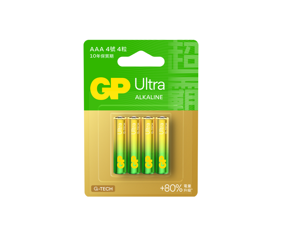 GP Ultra 特強AAA 鹼性電池 | 3A 電池 | GP超霸 香港